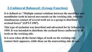 dynamic and static occlusion in fixed prosthodontics.pptx