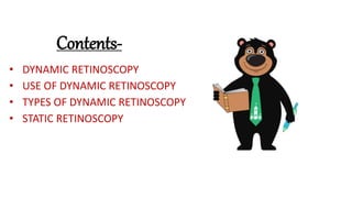 BASICS DYNAMIC AND STATIC RETINOSCOPY... | PPTX