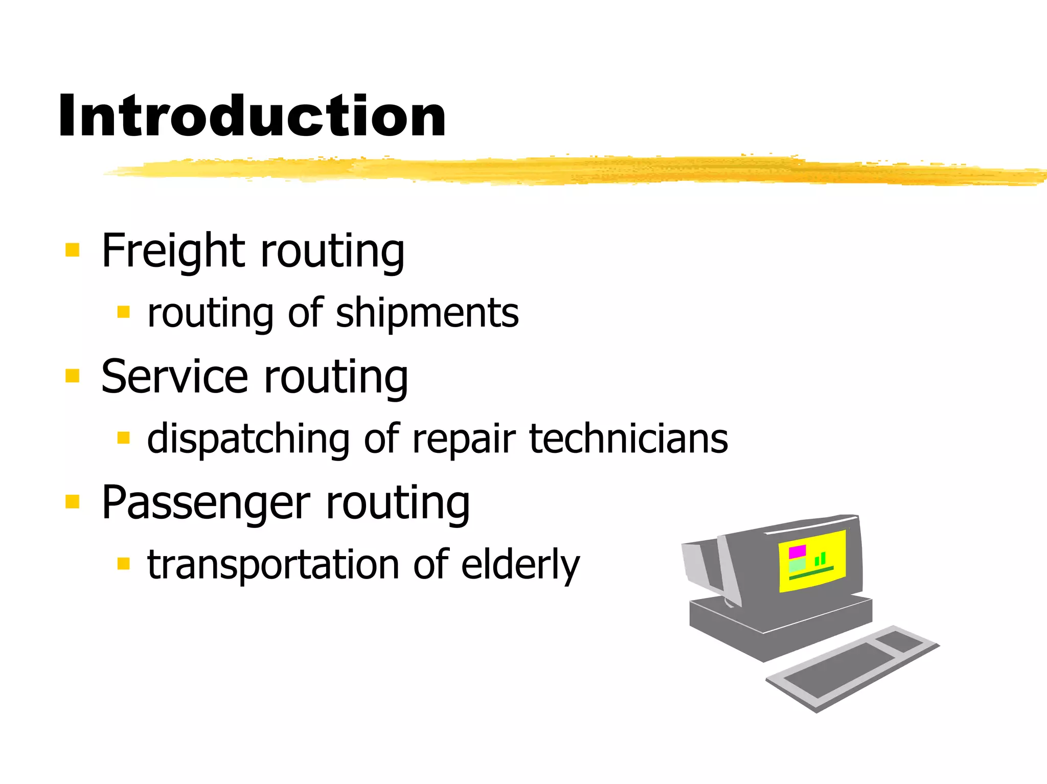 Supply chain logistics : vehicle routing and scheduling | PDF