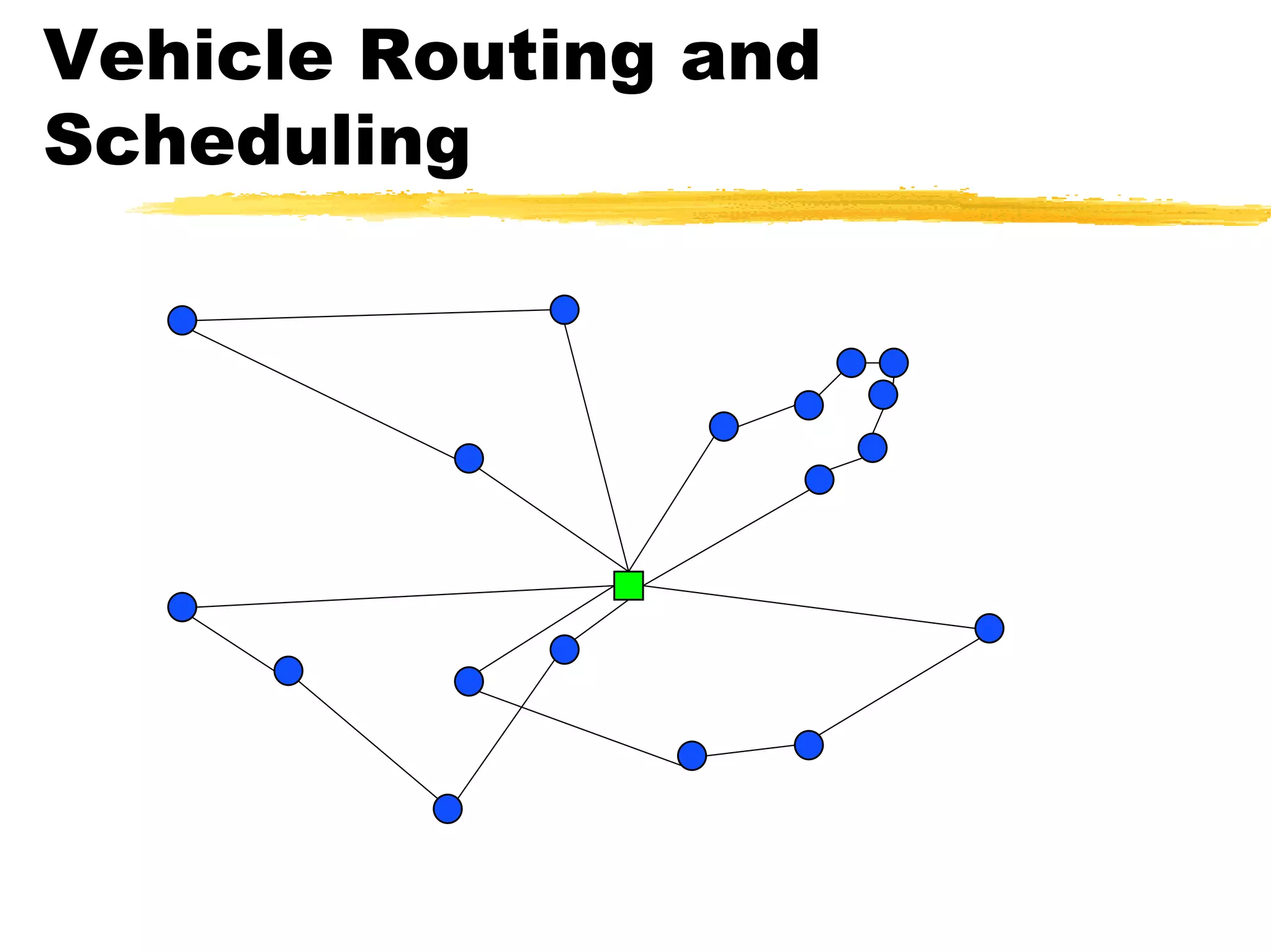 Supply chain logistics : vehicle routing and scheduling | PDF