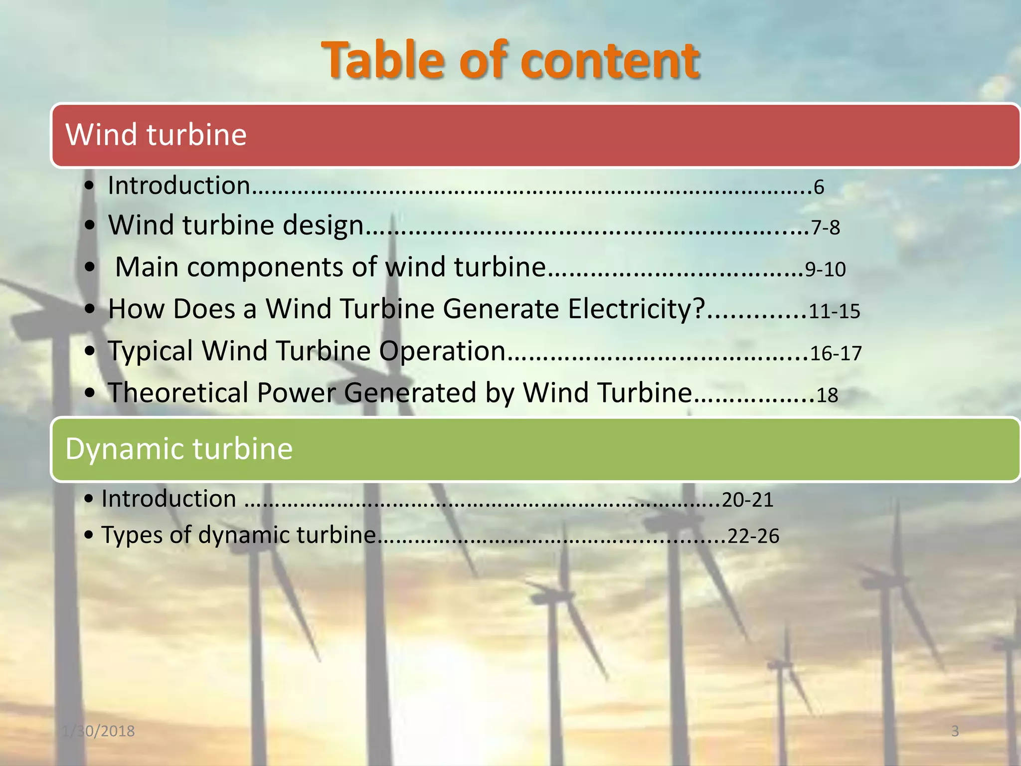 Dynamic and wind turbine | PPT