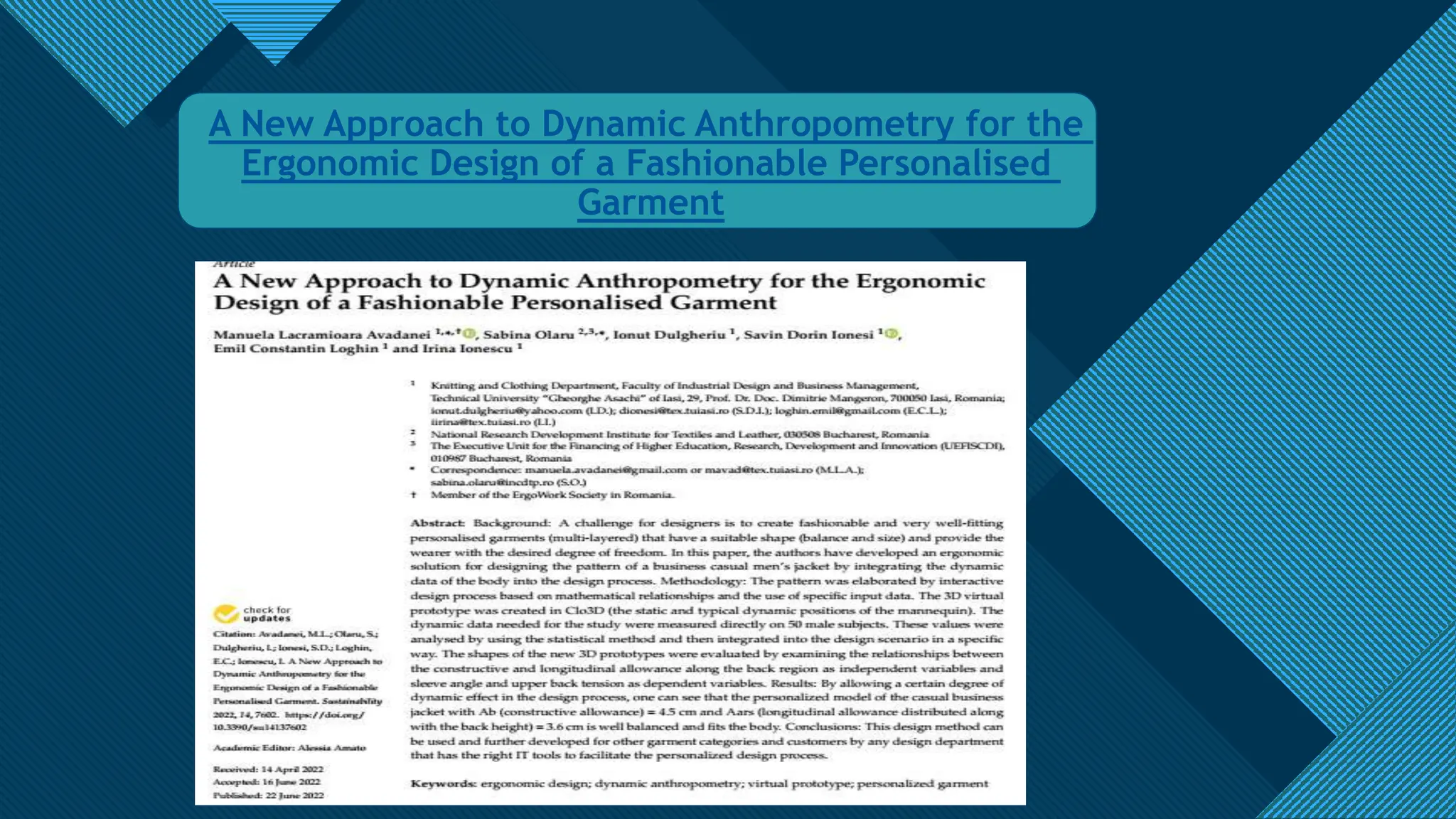 Dynamic anthropometry.pptx