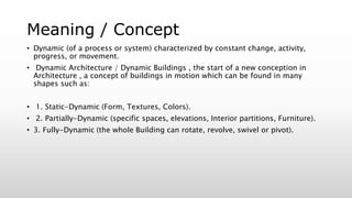 Dynamic architecture 075bar024 | PPTX