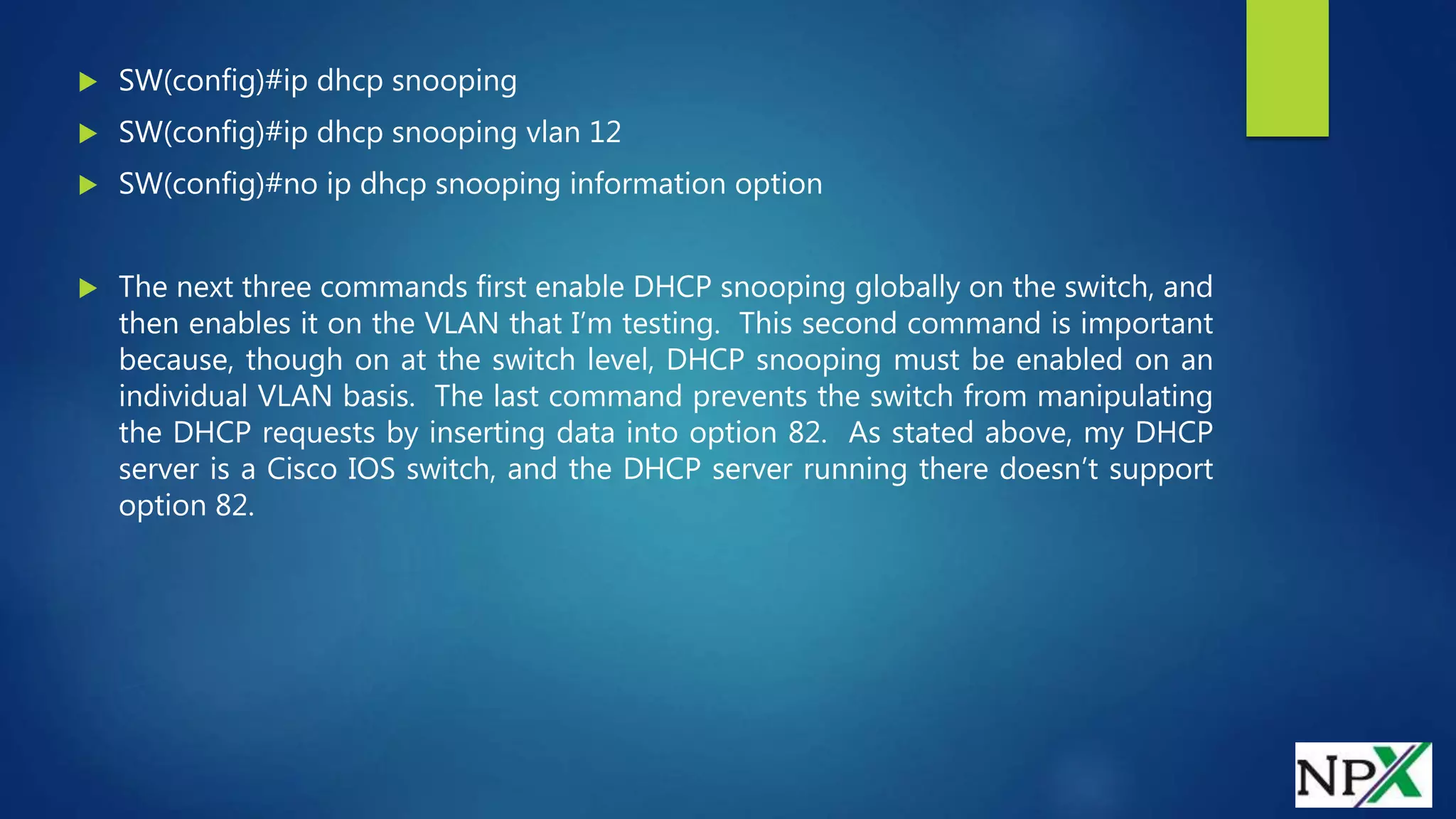 Dynamic ARP Inspection (DAI) | PPTX