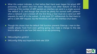 Dynamic ARP Inspection (DAI) | PPTX