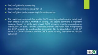 Dynamic ARP Inspection (DAI) | PPTX