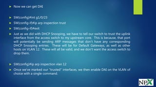Dynamic ARP Inspection (DAI) | PPTX