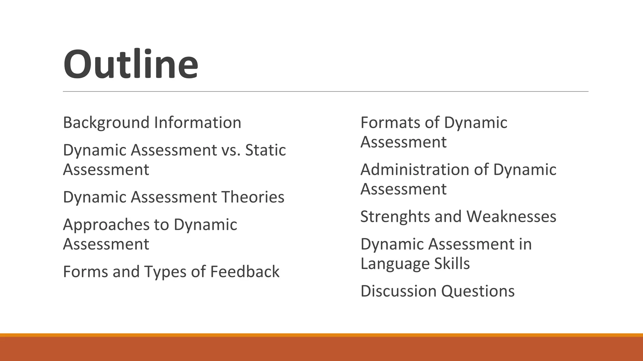 Dynamic assessment | PPTX