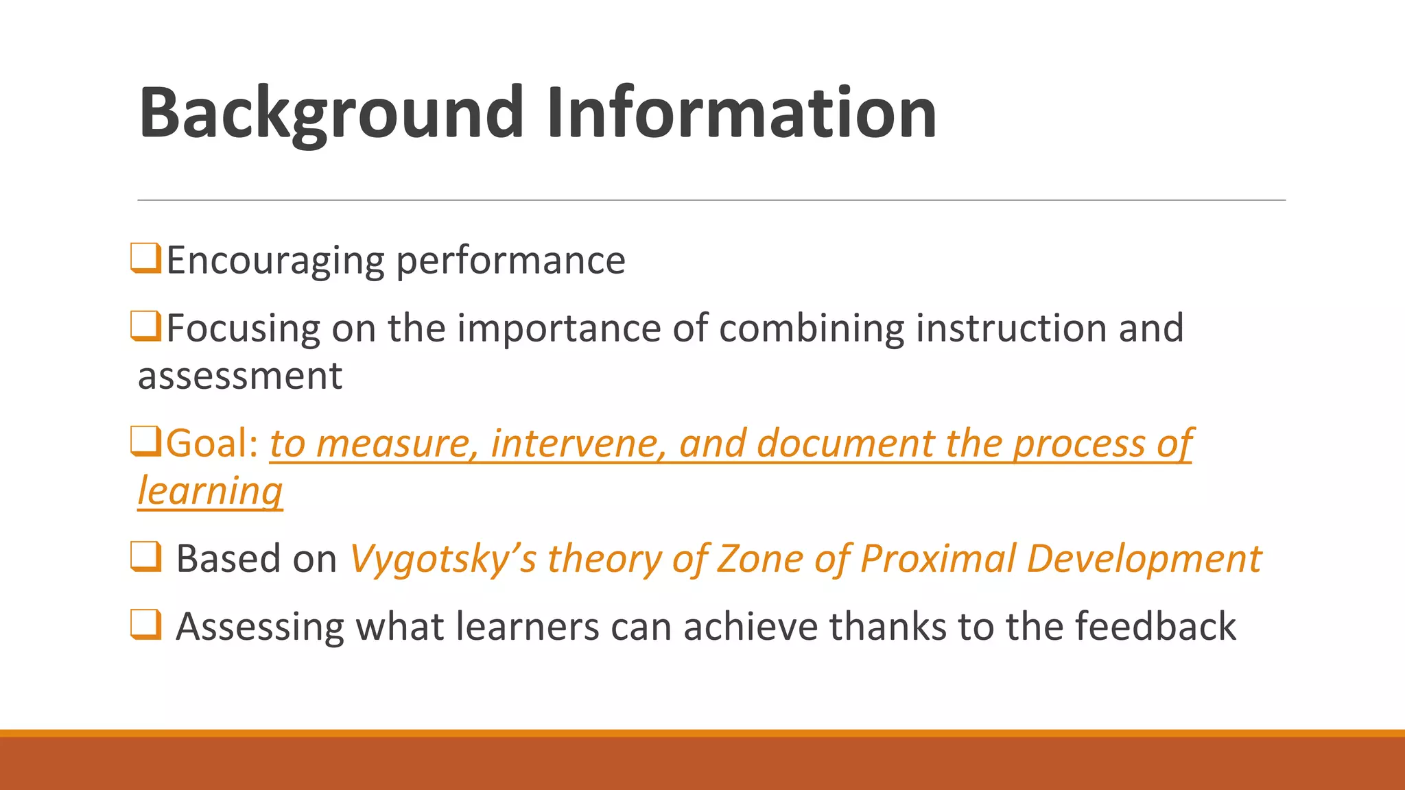 Dynamic assessment | PPTX