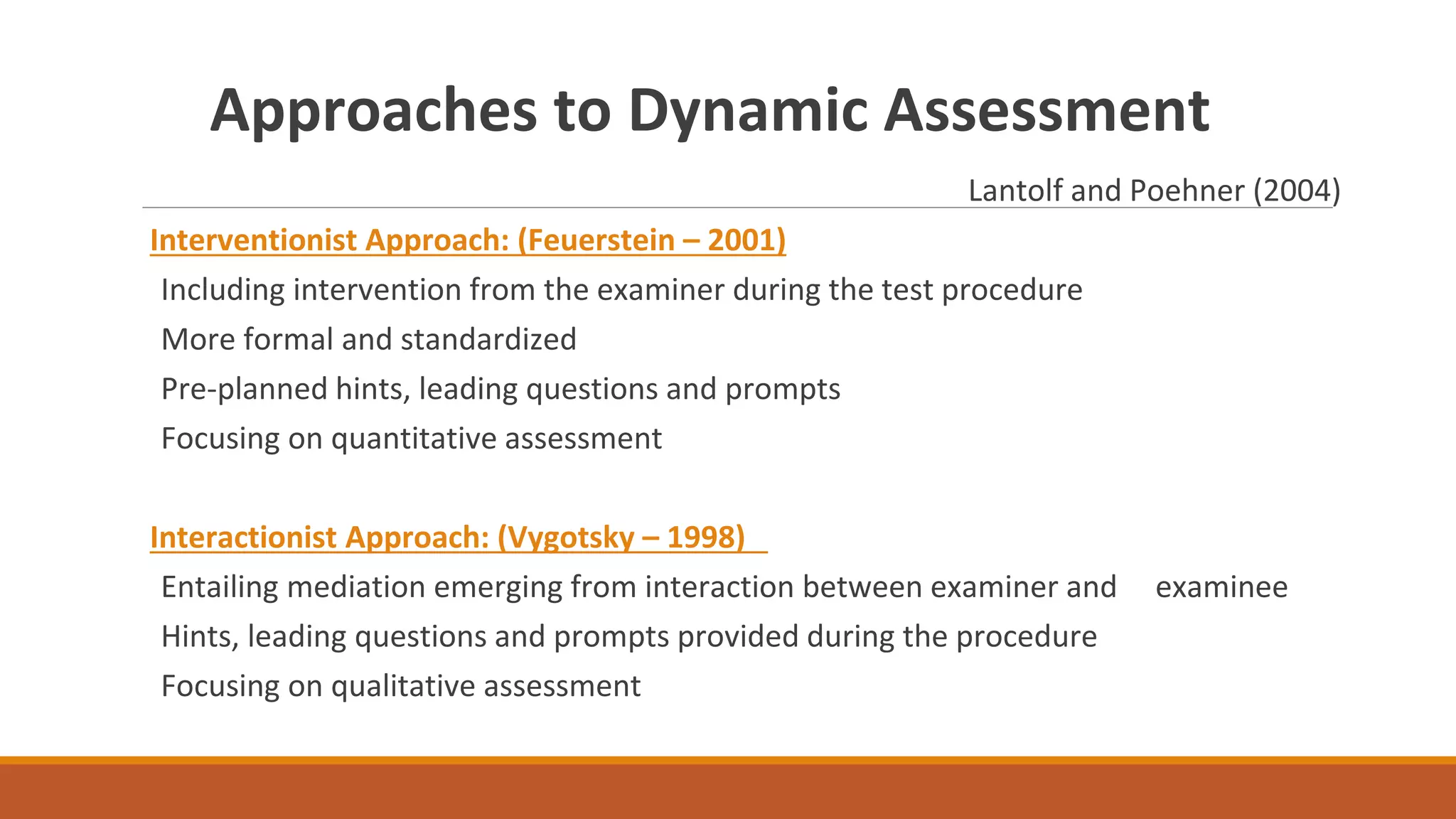 Dynamic assessment | PPTX