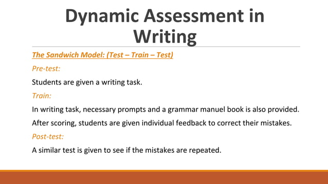 Dynamic assessment | PPTX