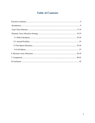 Dynamic asset allocation strategy | PDF