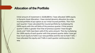 Dynamic asset allocation strategy | PPTX