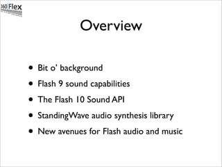 Joe Berkovitz - Dynamic Audio Synthesis on the Flash Flex Platform | PDF