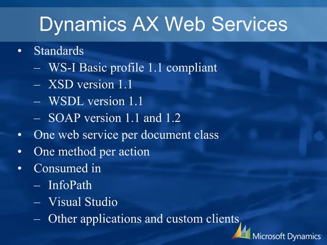 Microsoft Dynamics AX Enterprise Resource Planning | PPT