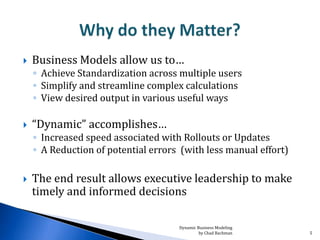 Dynamic Business Modeling | PPT