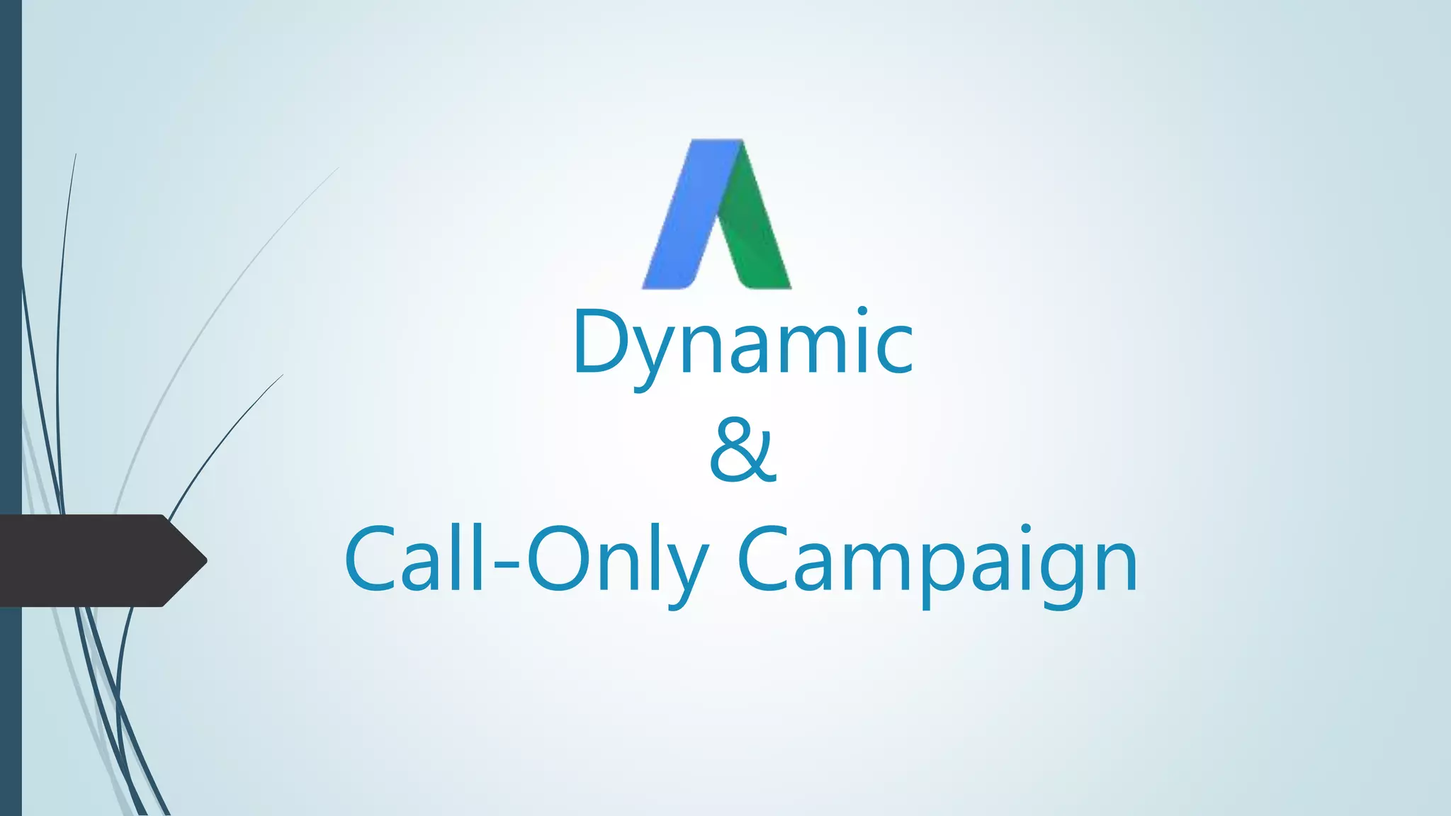 Dynamic & call only campaign ppt | PPTX