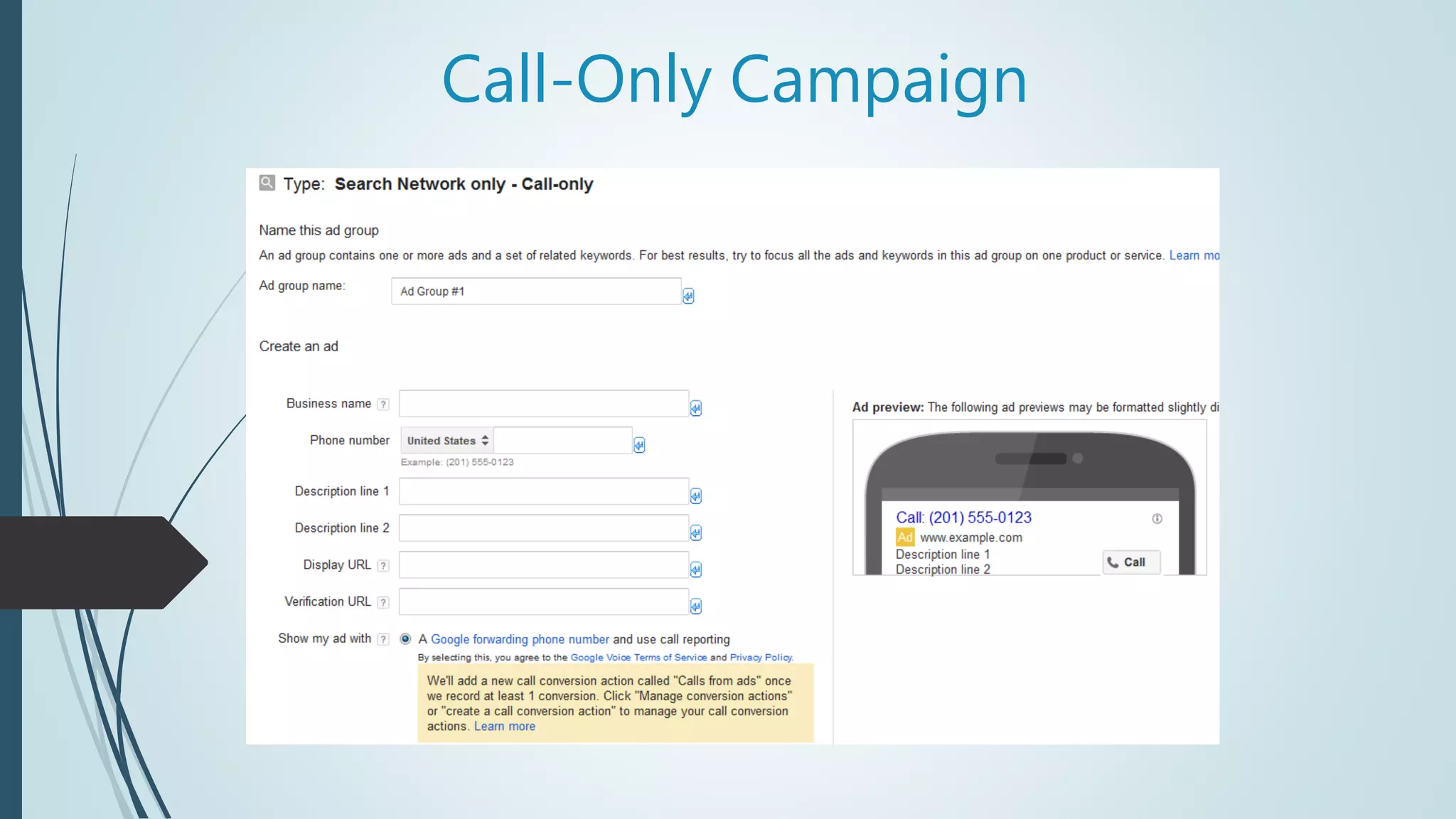 Dynamic & call only campaign ppt | PPTX