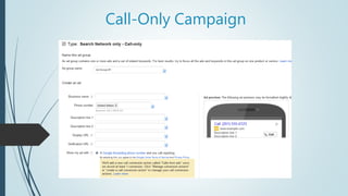 Dynamic & call only campaign ppt | PPT