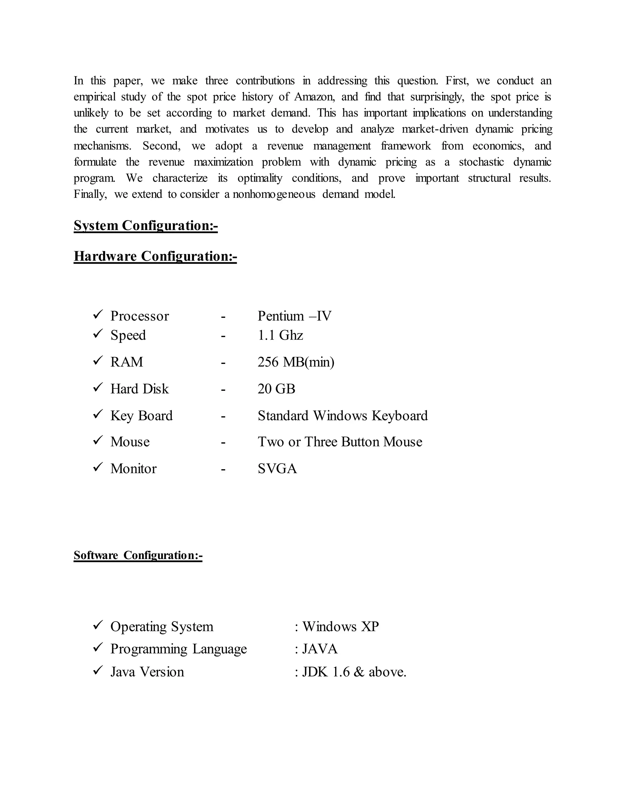 2014 IEEE JAVA CLOUD COMPUTING PROJECT Dynamic cloud pricing for revenue maximization | PDF