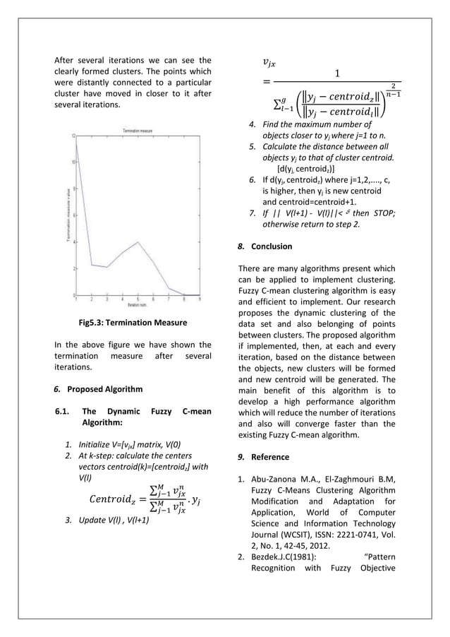 Dynamic Clustering Algorithm Using Fuzzy C Means Pdf