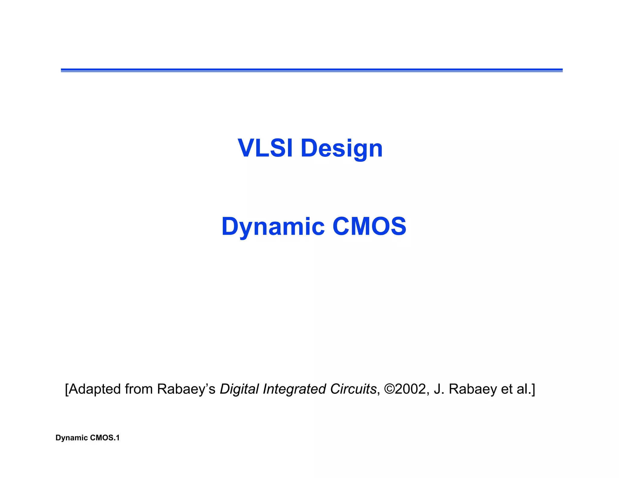 Dynamic CMOS.pdf | Programming Languages | Computing