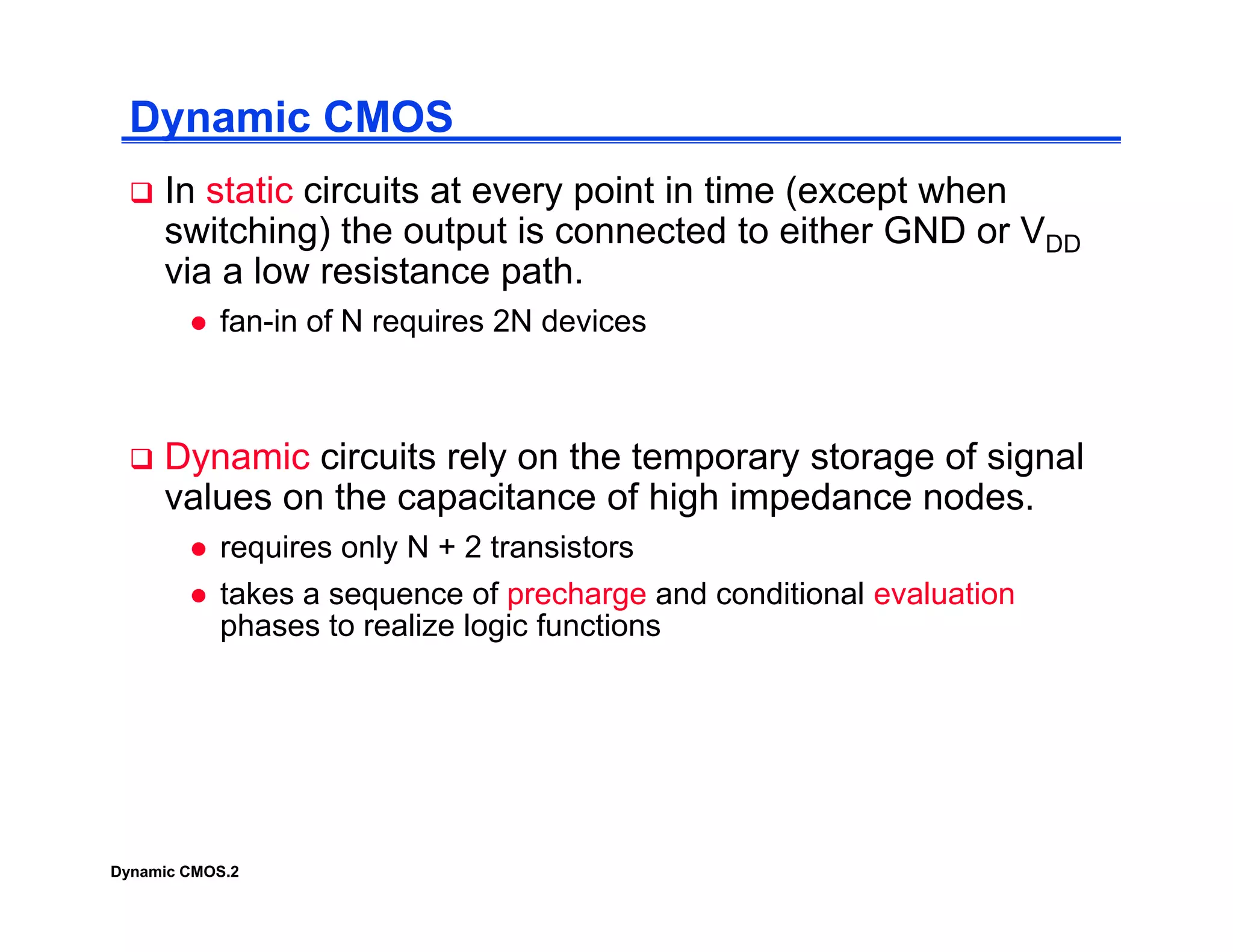 Dynamic CMOS.pdf | Programming Languages | Computing