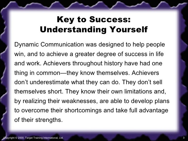 Dynamic Communication