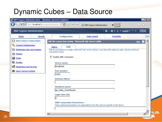 Dynamic Cubes Deep Dive IBM Cognos 10.2