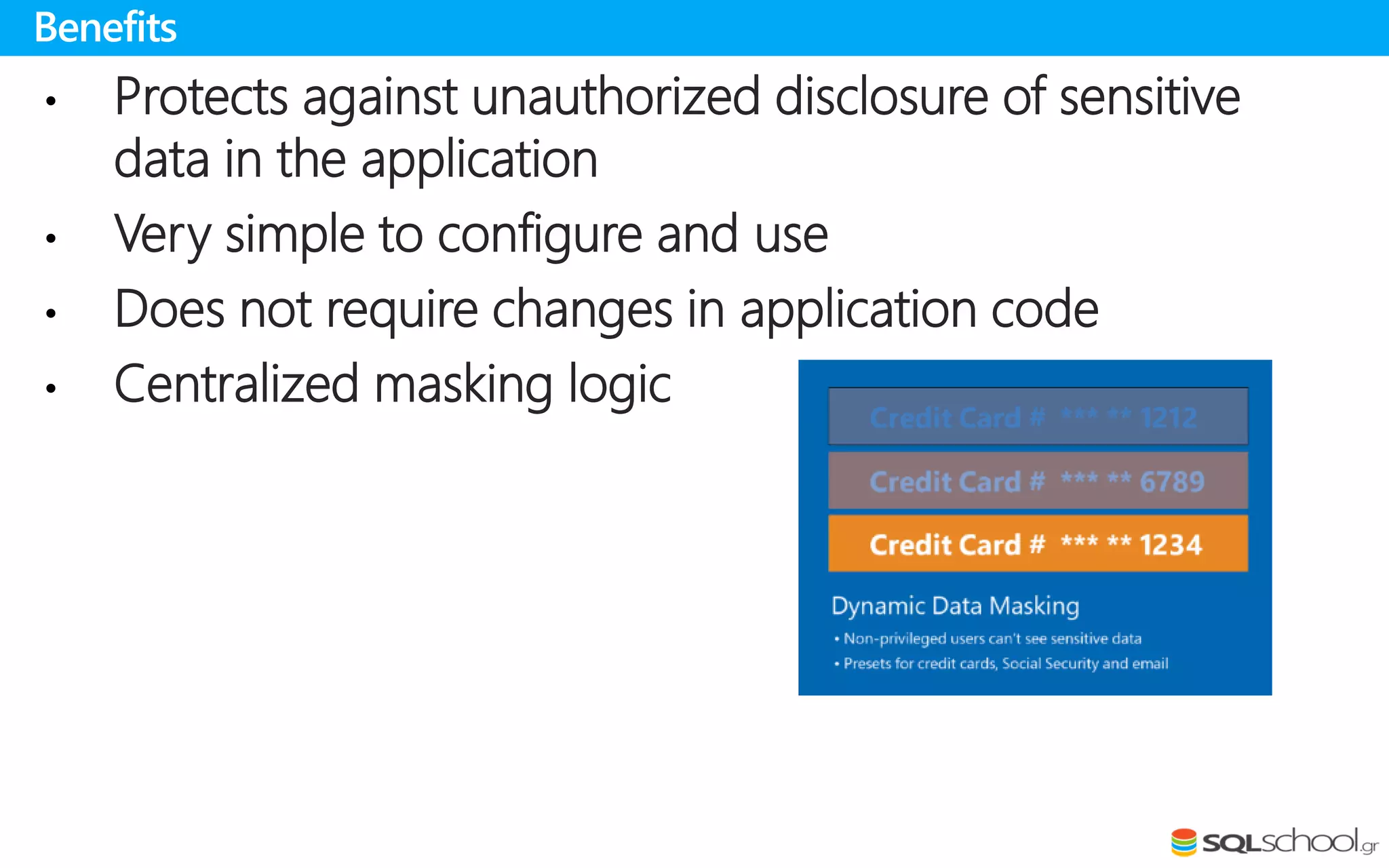 Dynamic Data Masking Sql Server 2016 Ppt