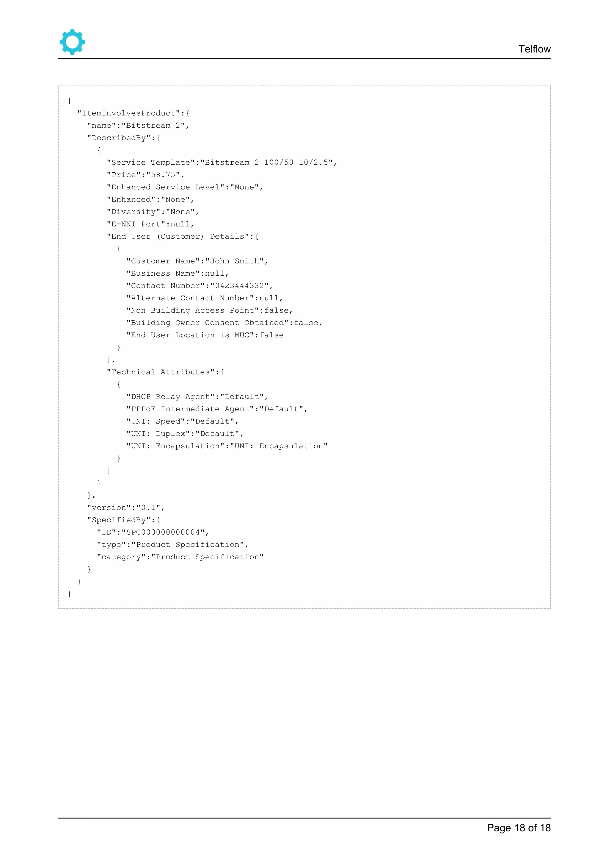 Dynamic Data Specification | PDF