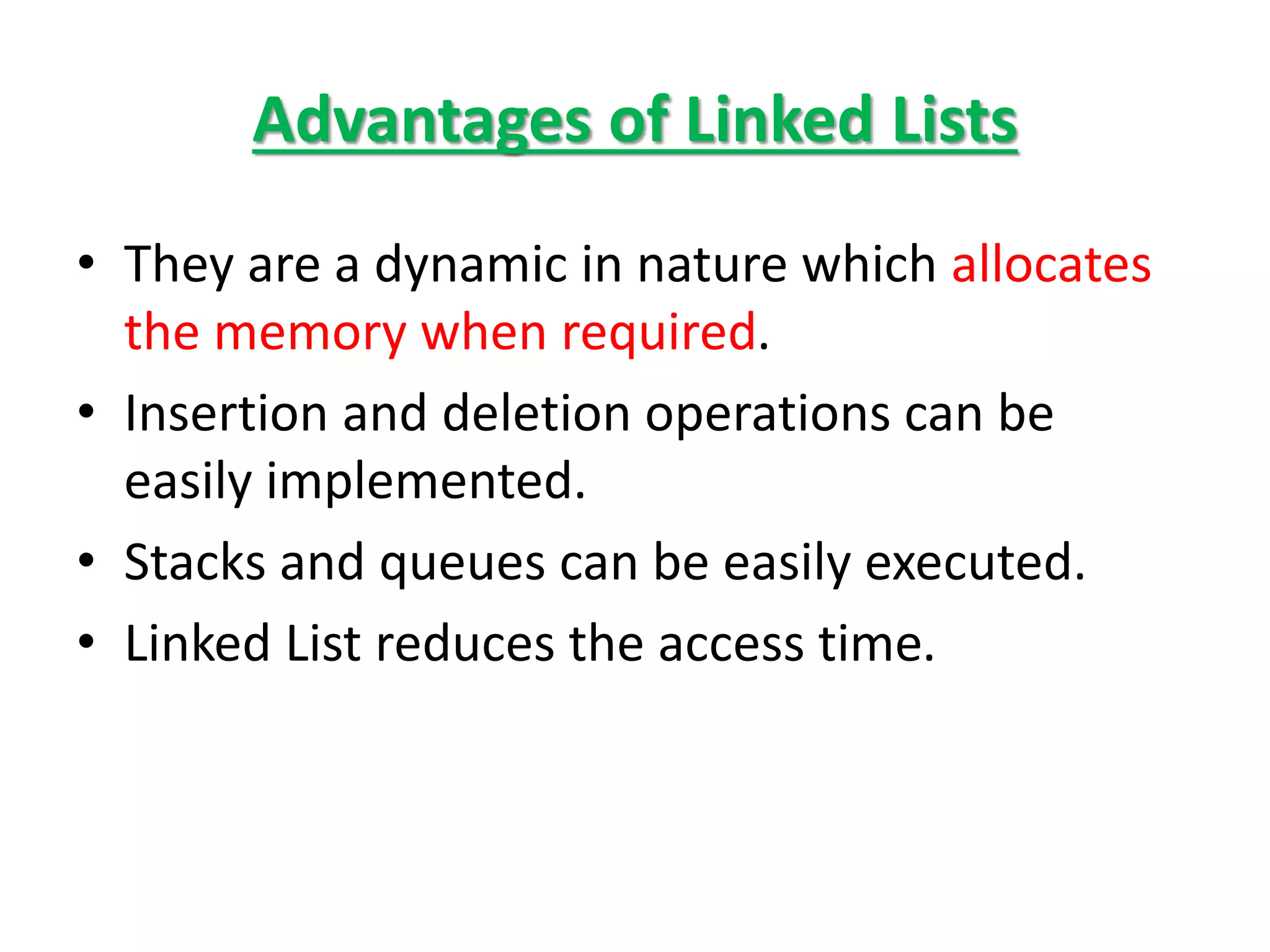 Dynamic data structures | PPTX