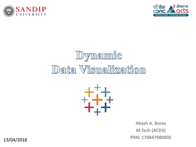Dynamic Data Visualization with Tableau | PPTX