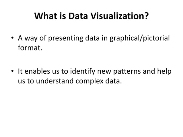 Dynamic Data Visualization with Tableau | PPTX