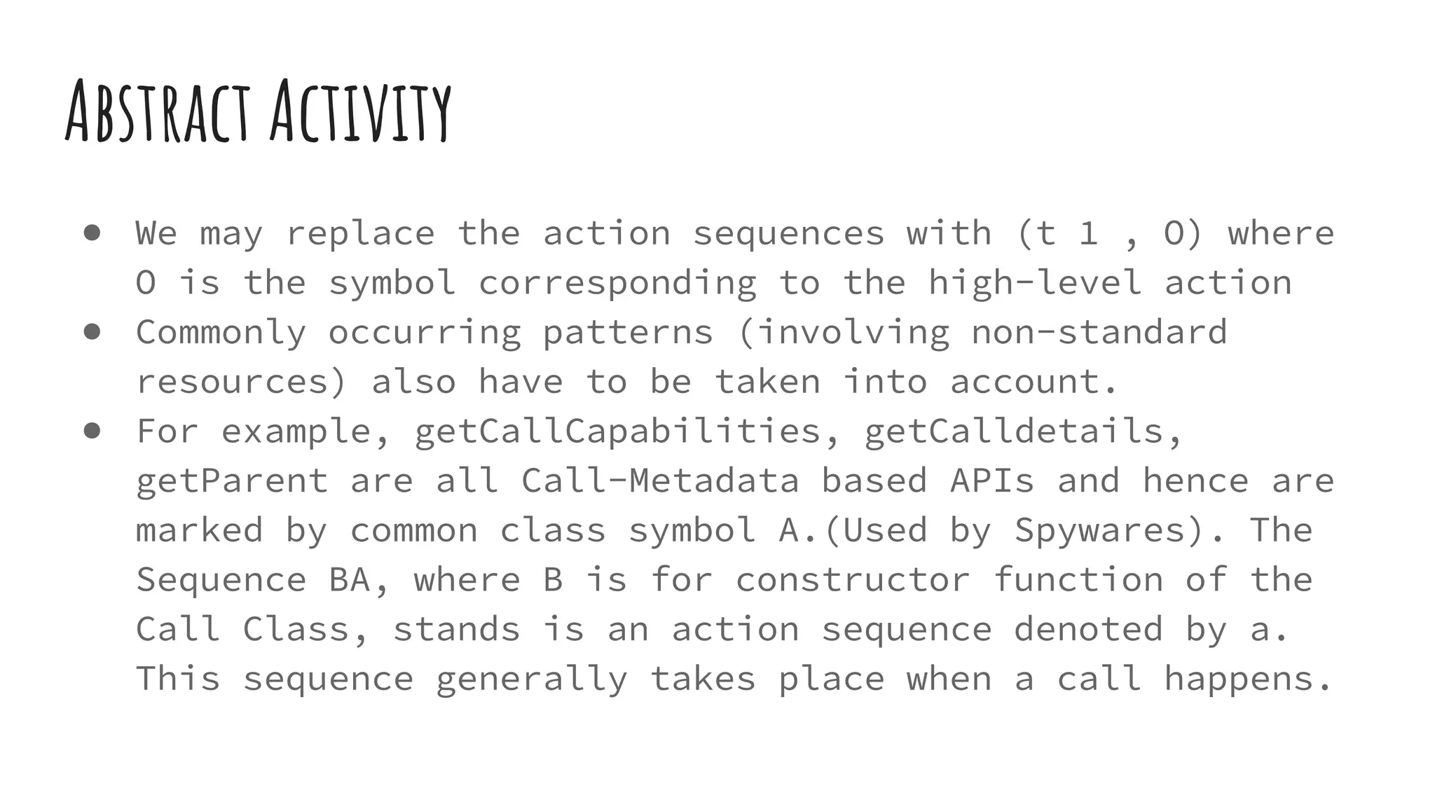 [IITB BTP 2015 Dec] Dynamic detection of malware in android OS.pptx
