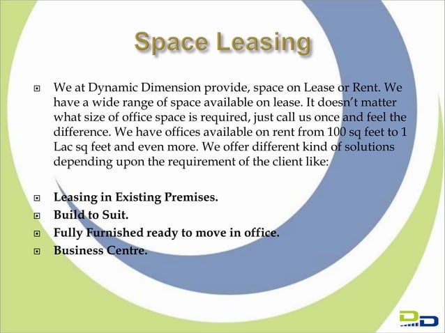 Dynamic Dimension Profile | PPT