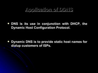 Dynamic Domain Name System | PPT