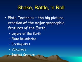 Dynamic Earth | PPT