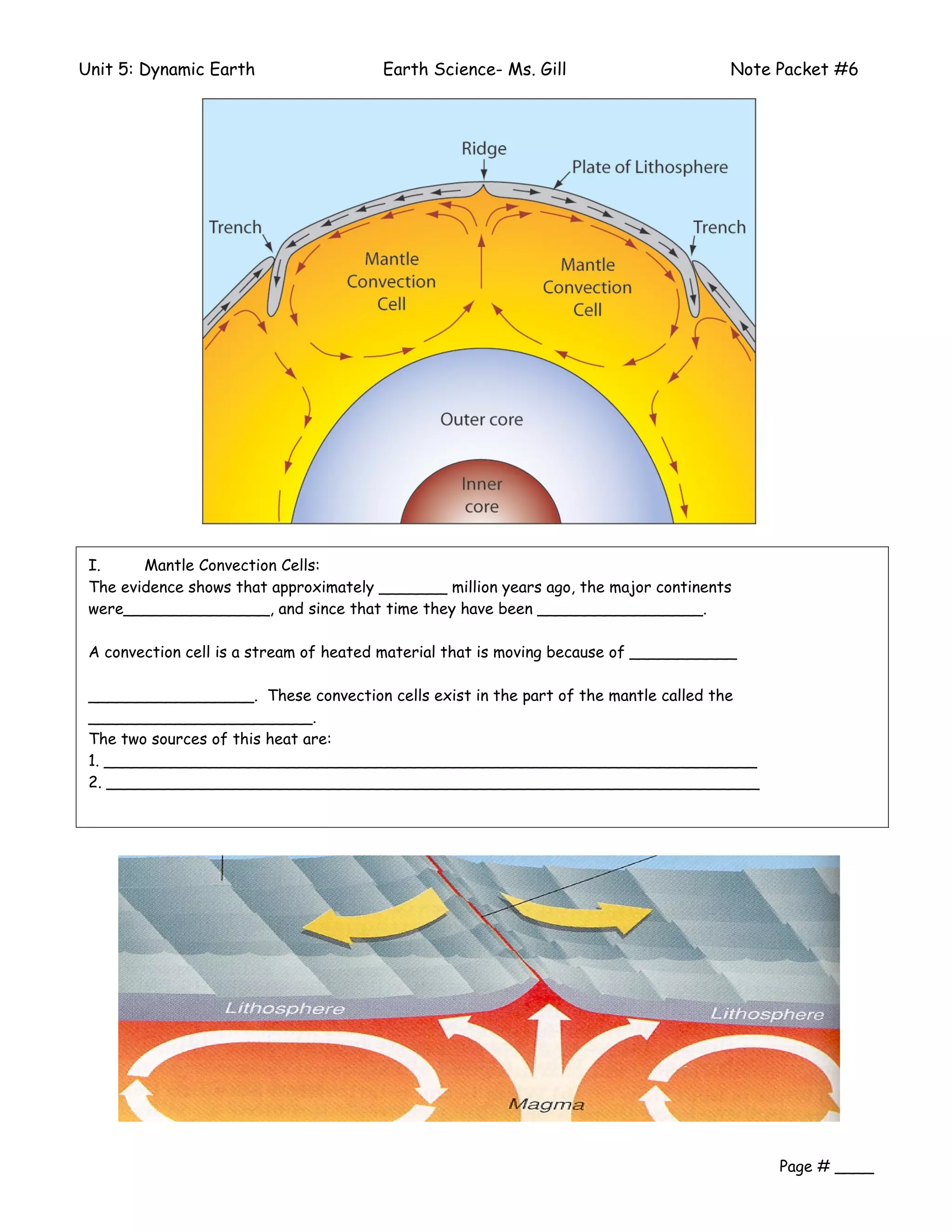 Dynamic Earth Note Packet | DOC
