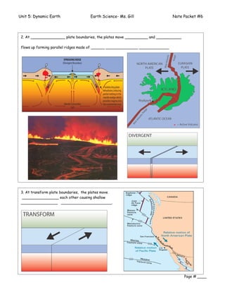 Dynamic Earth Note Packet | DOC