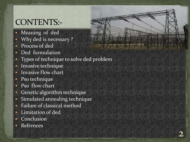 Dynamic economic load dispatch a review of solution methodologies48 | PPT