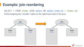 Dynamic filtering for presto join optimisation | PPTX
