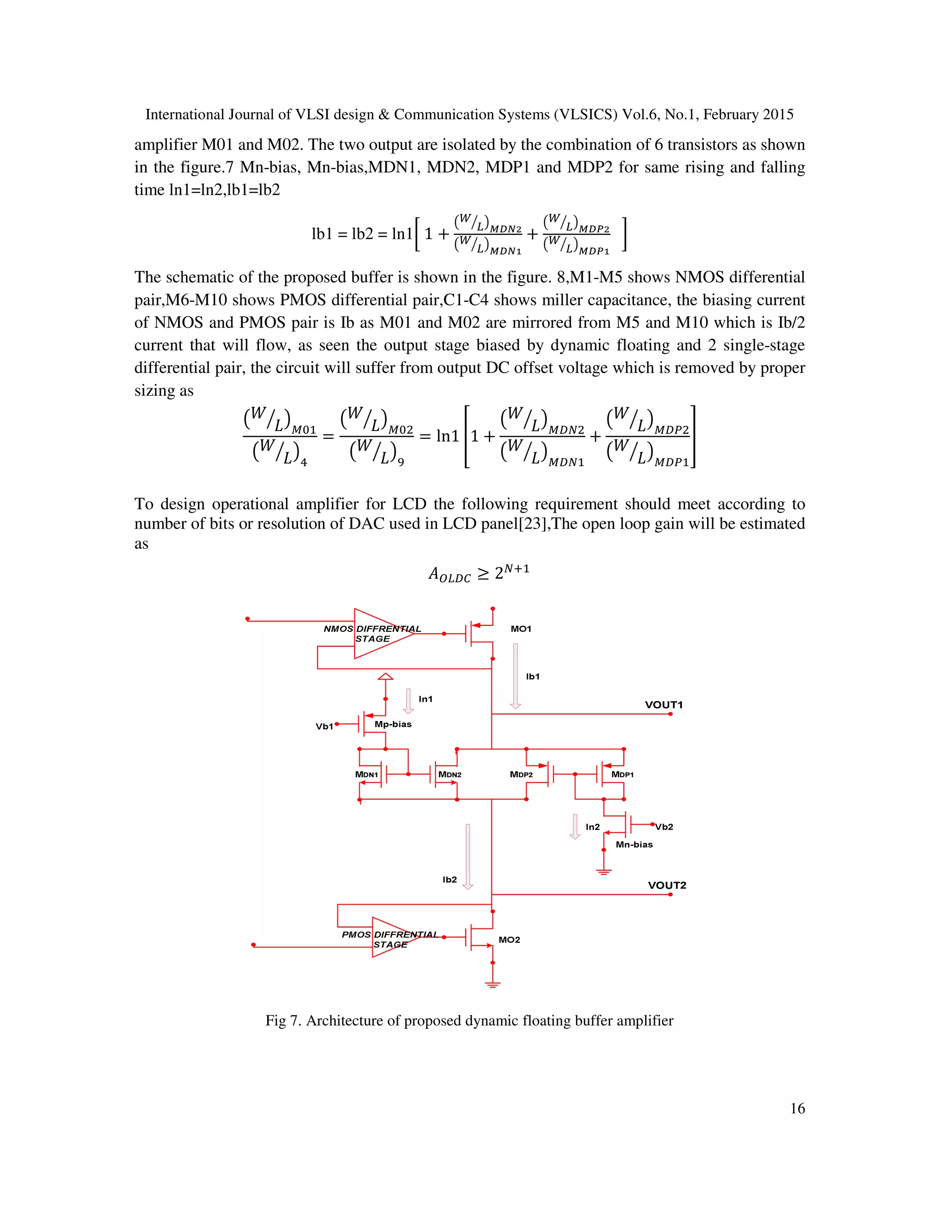 Dynamic floating output stage for low power buffer amplifier for lcd application | PDF
