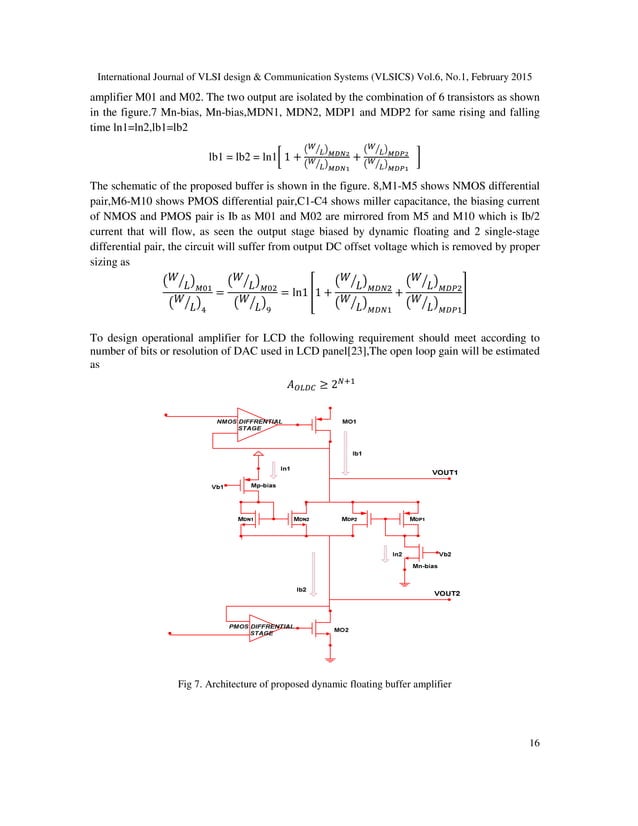 Dynamic floating output stage for low power buffer amplifier for lcd application | PDF