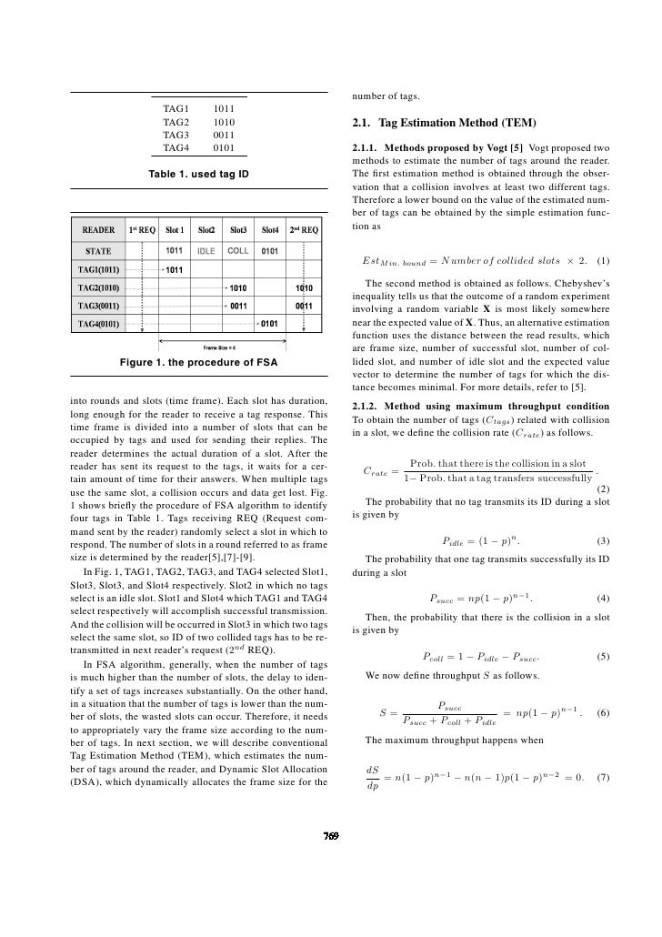 Dynamic Framed Slotted Aloha Algorithms Using Fast Tag Estimation