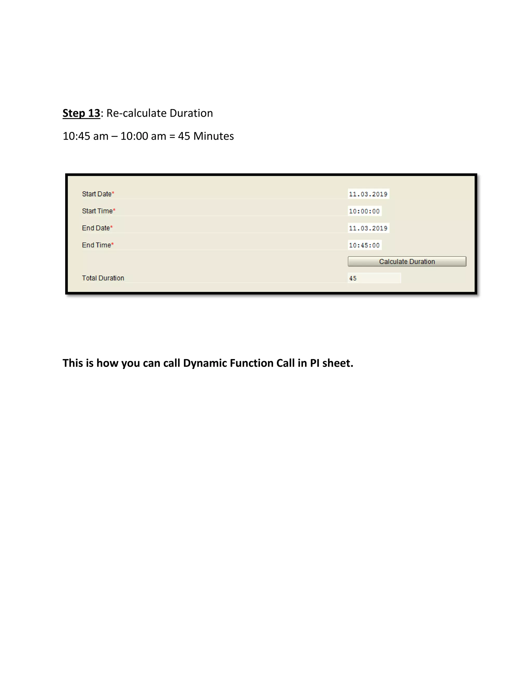 Dynamic Function Call in PI Sheet (XStep) | PDF