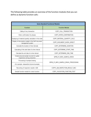 Dynamic Function Call in PI Sheet (XStep) | PDF