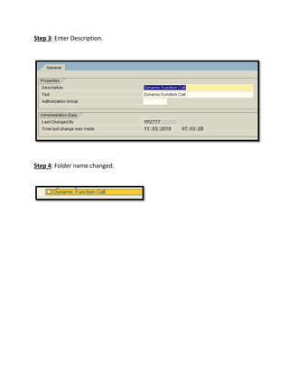 Dynamic Function Call in PI Sheet (XStep) | PDF