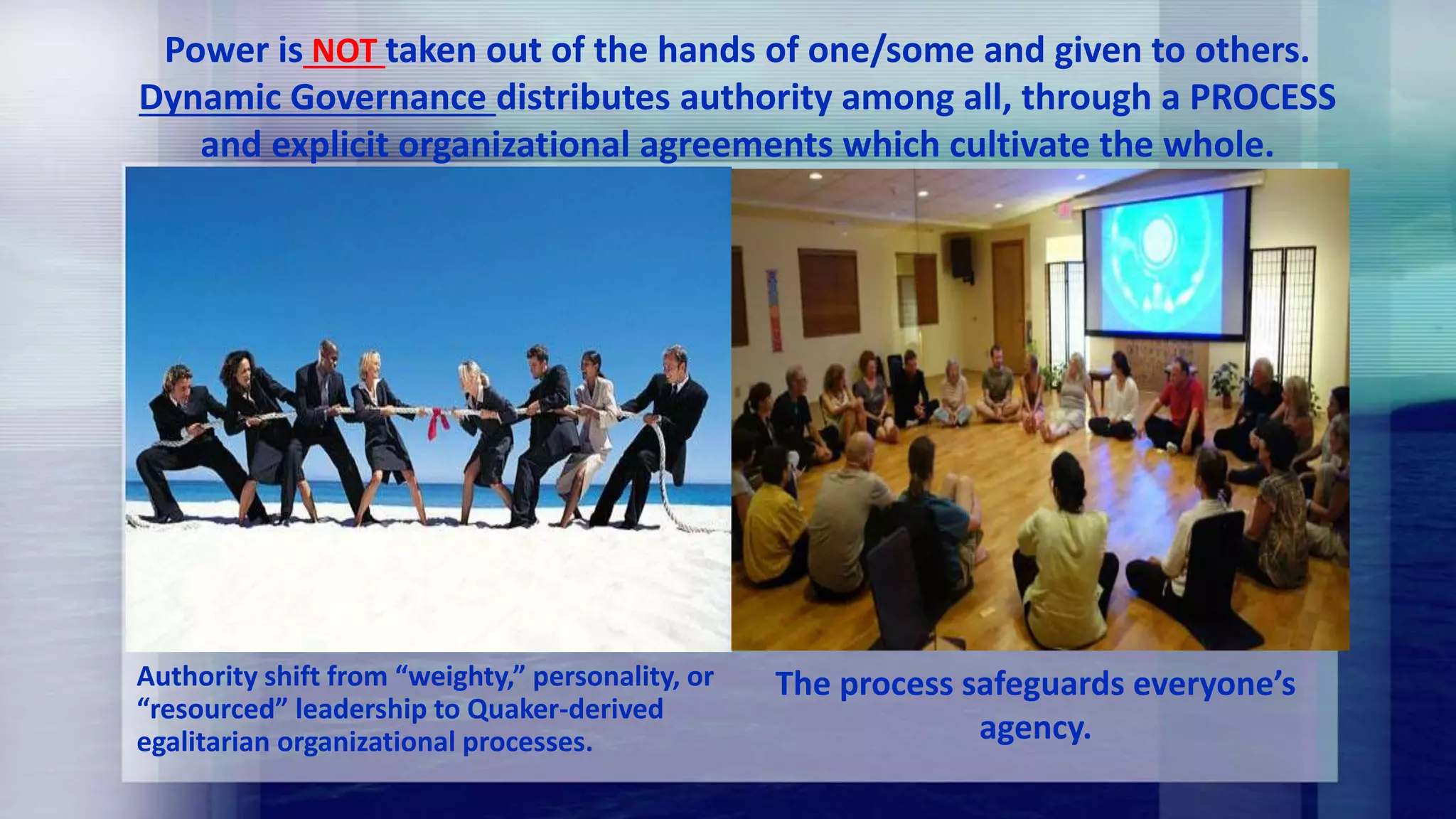 Dynamic governance & Evolutionary Culture-Building: Overview | PPT