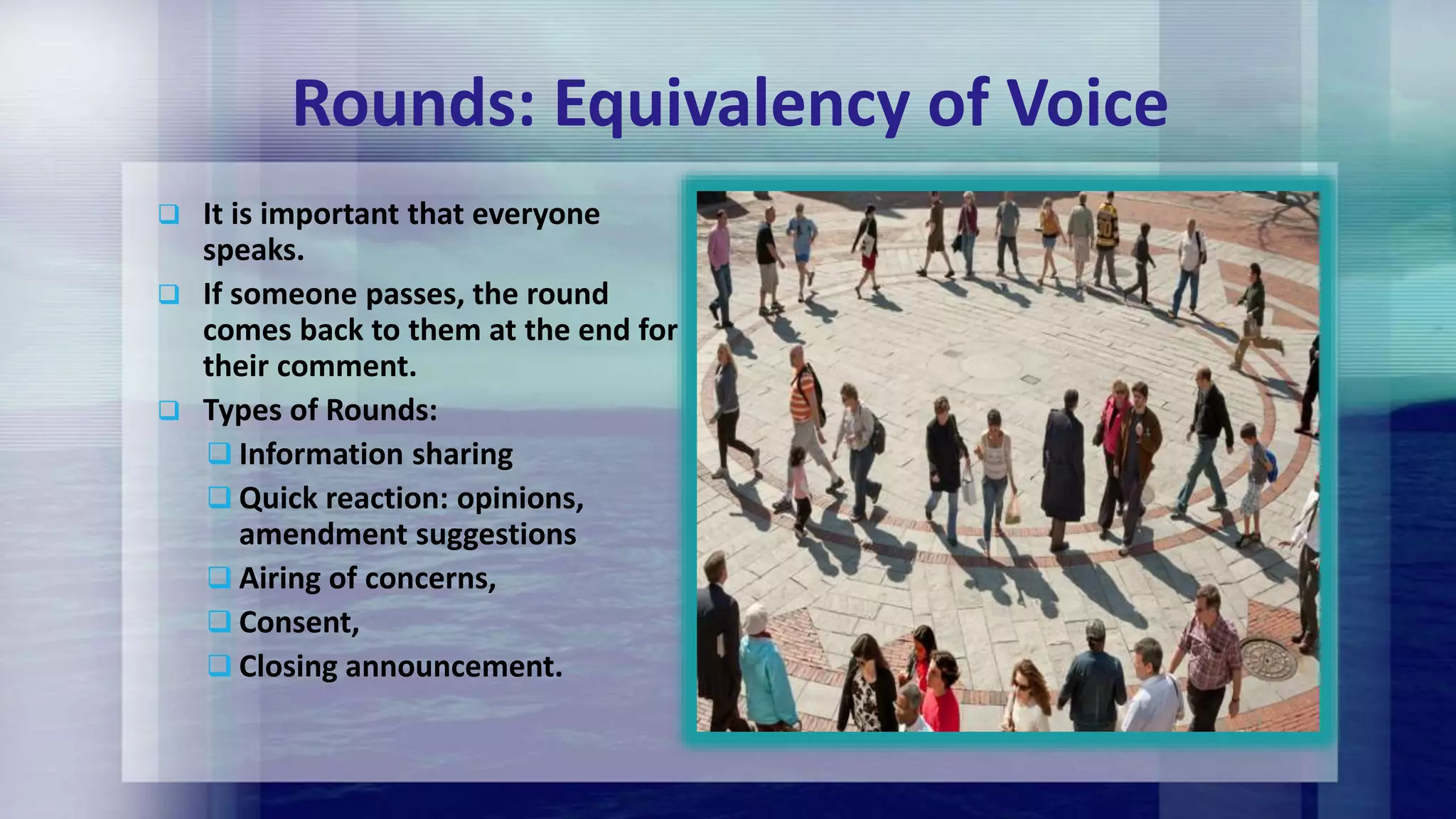 Dynamic governance II: Decision Making & Evolutionary Culture-building ...